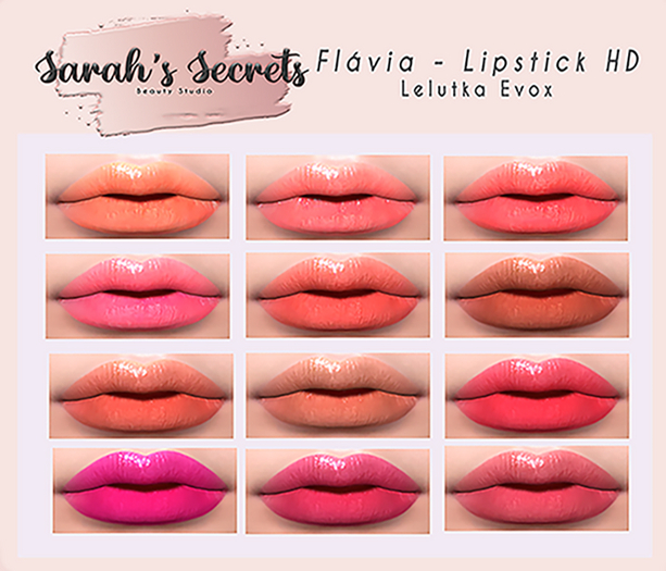 Second Life Marketplace Ss Flavia Lipstick Demo